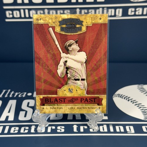 BABE RUTH 2004 THROWBACK THREADS BLAST FROM THE PAST /1500 New York ...