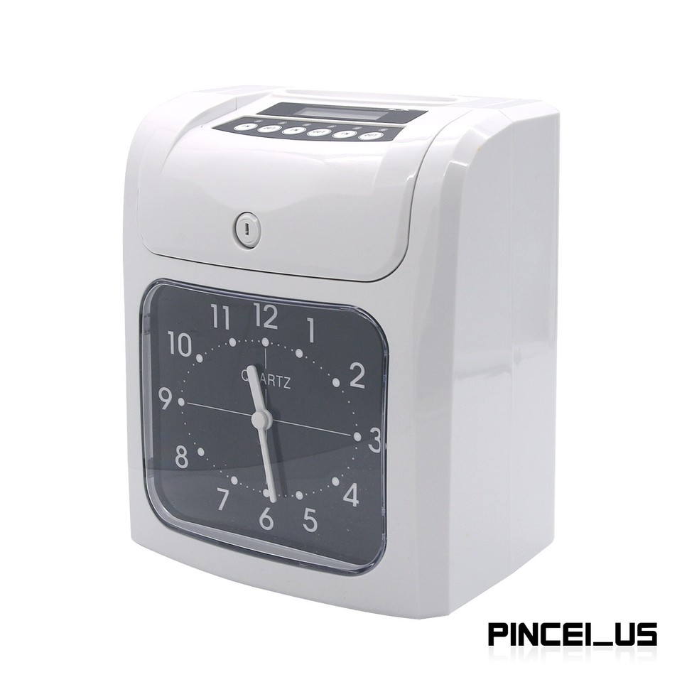 S-960 Time Card Machine Employee Time Clock w/ 50 Time Cards& 2 Keys ...