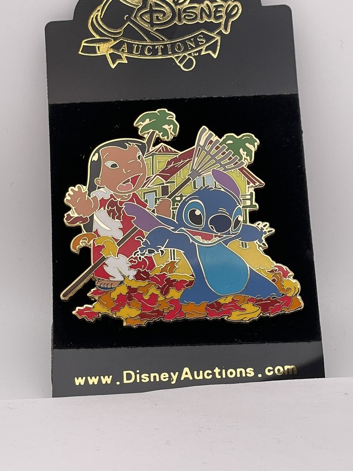 Disney Auctions LILO & STITCH IN FALL LEAVES LE250 Pin | eBay