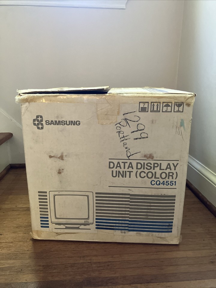 Samsung CQ 4551 14" Analog VGA Color Display Monitor Retro Gaming 1989 ...