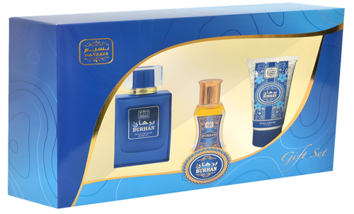 BURHAN Aqua Perfume by Naseem Non Alcoholic For Unisex - Gift Set (Pack ...