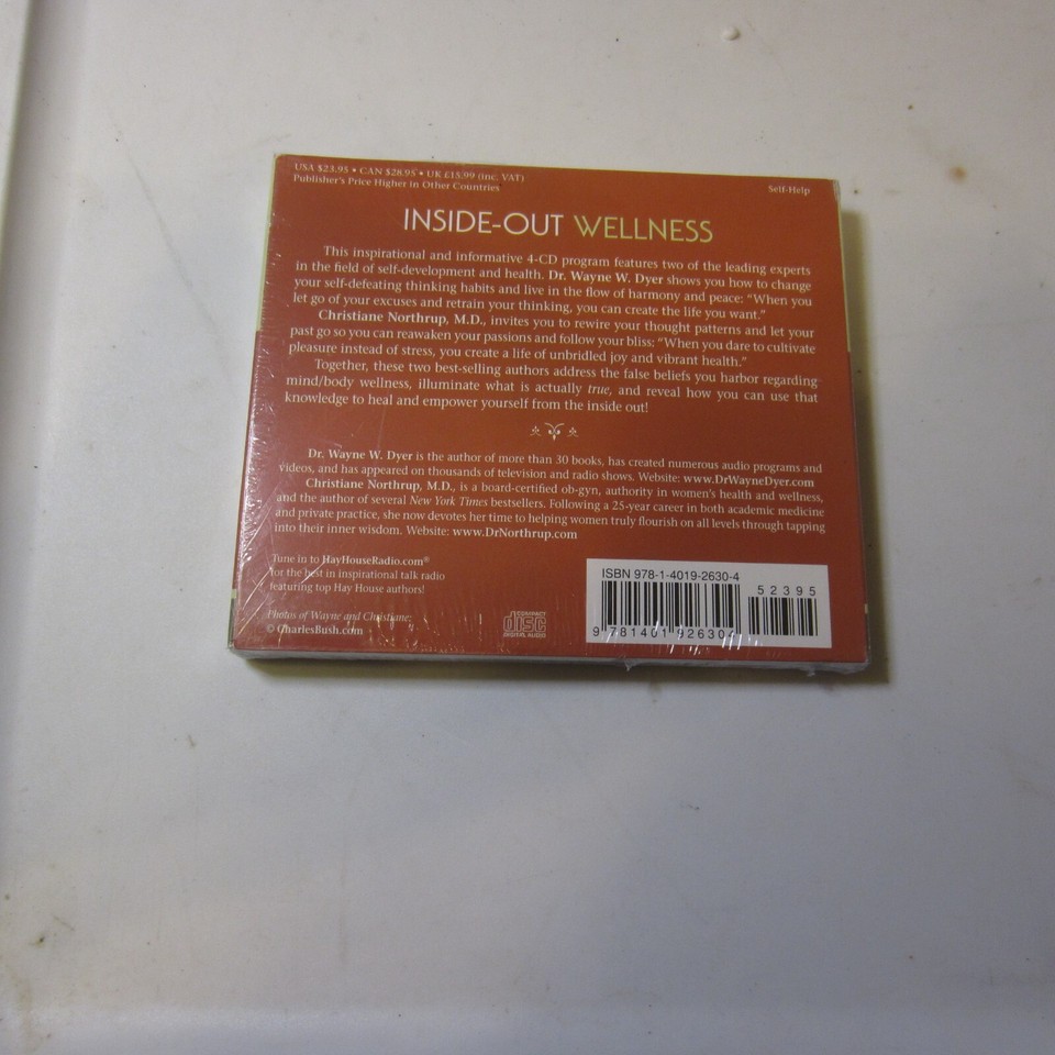 Inside-Out Welness Dr. Wayne Dyer & Dr. Christiane Northrup Audio Book ...