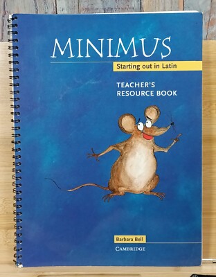 Minims Starting Out in Latin TEACHER'S RESOURCE BOOK by Barbara Bell ...