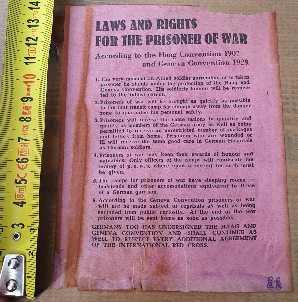 Original WW2 German American propaganda leaflet: Even the Bravest ...
