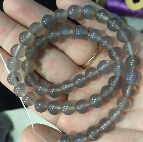 Natural 8mm Gray Apatite Gemstone Round Loose Beads 15'' Strand PL95 | eBay