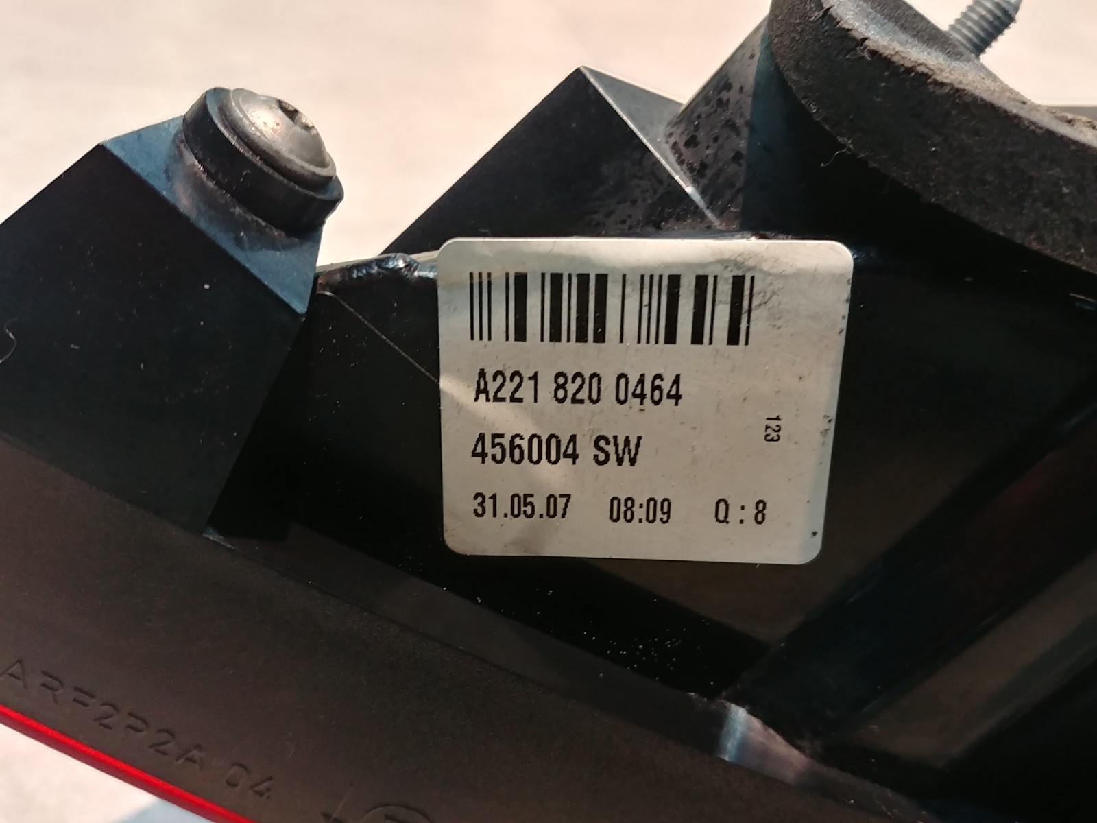 2007-2009 Mercedes Benz W221 Taillight Silver Pair LH RH 2218200364 ...