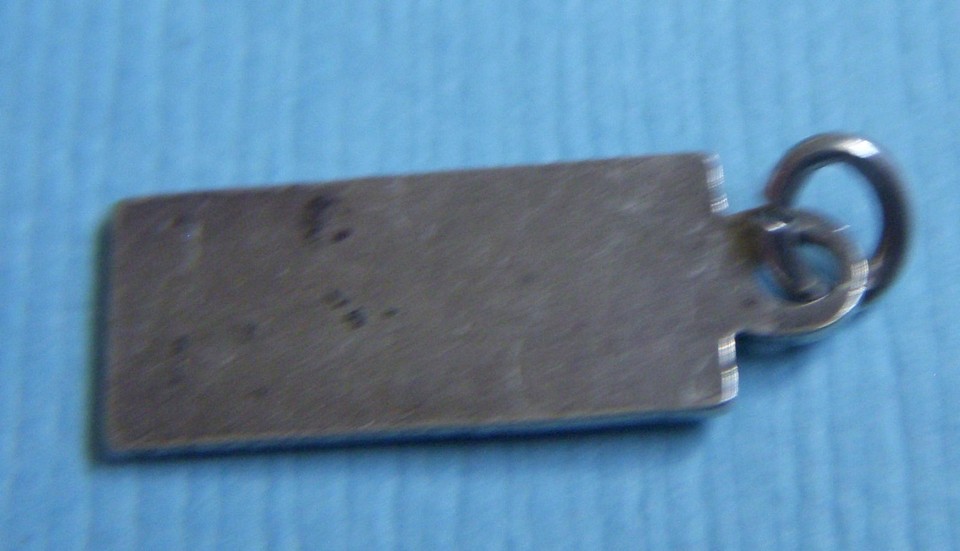 Vintage 40's "Camie" name tag sterling charm | eBay