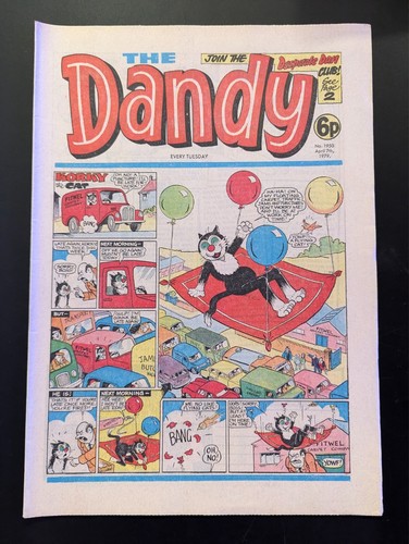 Dandy Comic No 1950, April 7th 1979, Korky the Cat, Birthday Issue | eBay