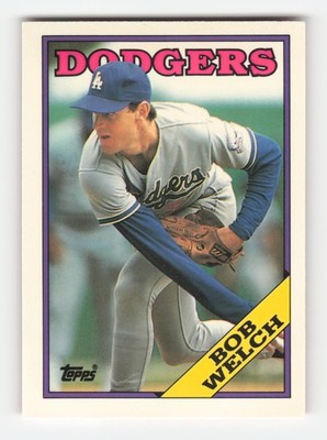 1988 Topps Collector's Edition (Tiffany) #118 Bob Welch Near Mint or ...