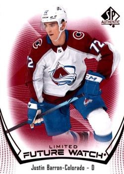 2021-22 SP Authentic #185 Justin Barron Limited Red | eBay
