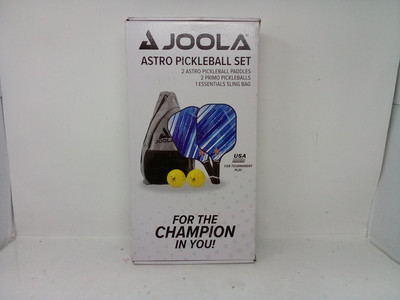 JOOLA Astro Pickleball Set with 2 Paddles, 2 Balls and 1 Sling Bag | eBay