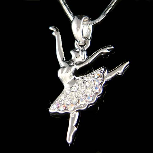 ~BALLERINA~ Jewelry made with Swarovski Crystal Ballet Dancer on Pointe ...