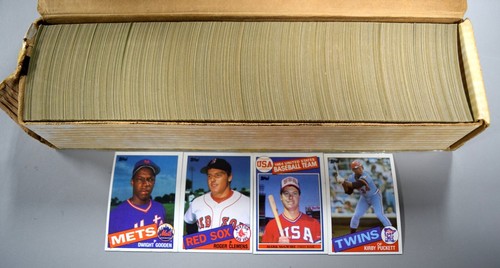 1985 Topps Baseball Complete Set #1-792 McGwire Puckett Clemens Gooden ...