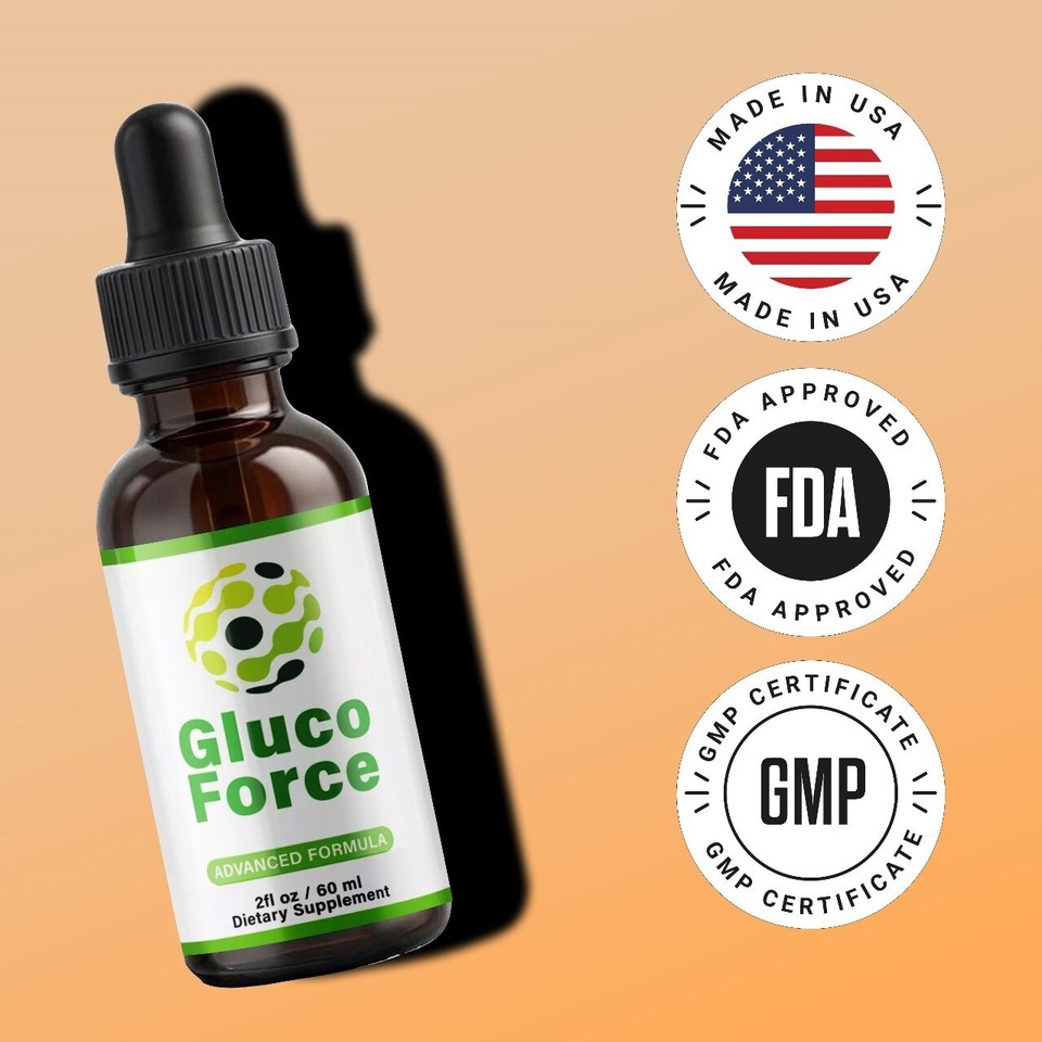 (5 Pack) Gluco Force Liquid Drops GlucoForce Glycogen Support ...