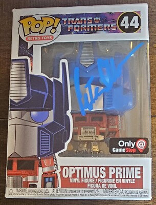 Peter Cullen signed Optimus Prime Transformers Retro Toys Funk Pop #44 ...