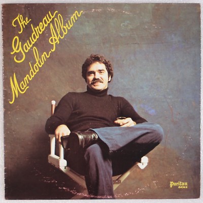 JIMMY GAUDREAU: Mandolin Album PURITAN Bluegrass SIGNED Autographed ...