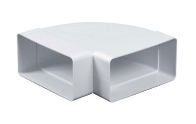 Rectangular Channel Elbow 90 Degree 110mm x 55mm Ducting Horizontal ...