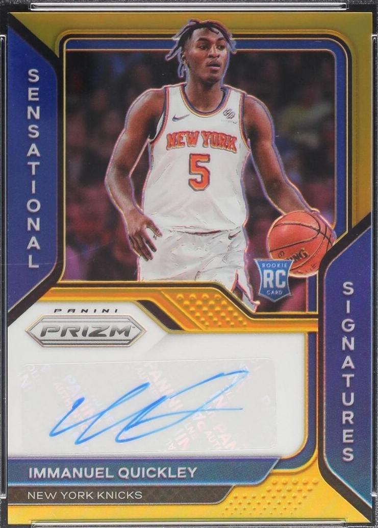 2020-21 Panini Prizm - Sensational Signatures Immanuel Quickley #SS-IQK ...