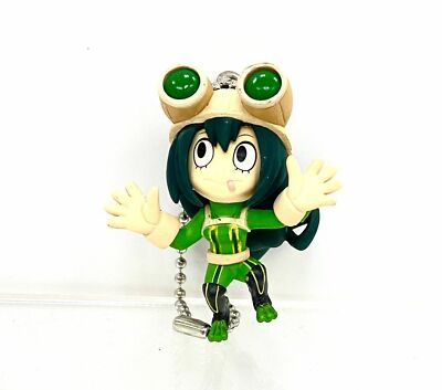 My Hero Academia Swing Mascot PVC Keychain Charm Figure Froppy Tsuyu ...