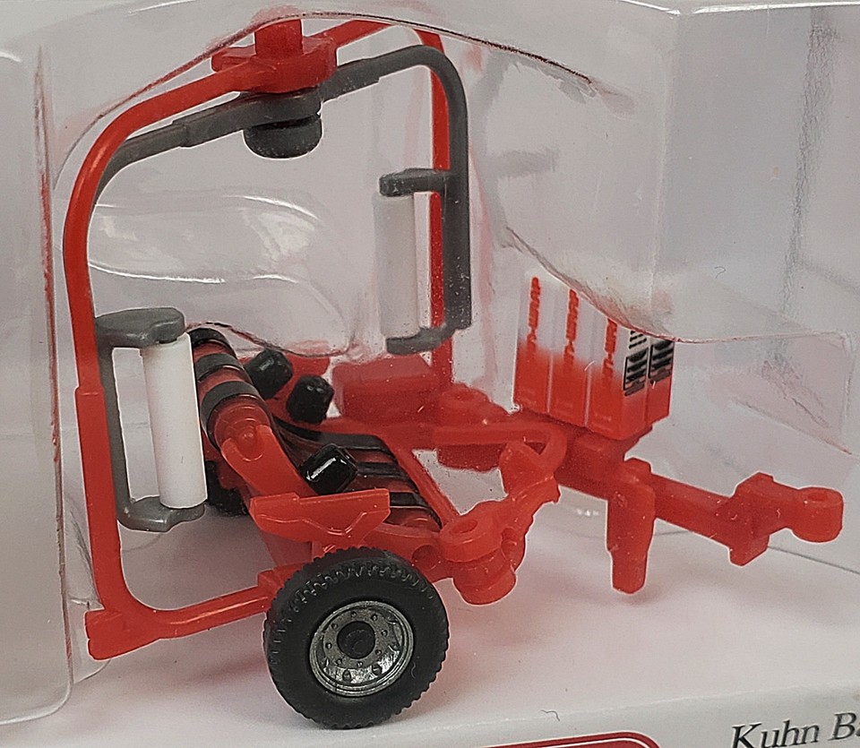 Wiking NEW HO 1/87 Scale 2-Axle Kuhn Hay, Straw Baler Wrapper Farming ...