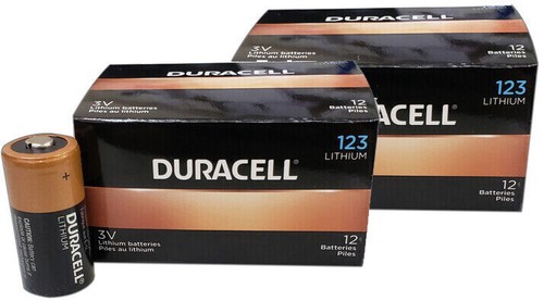 Duracell 3V CR123A Lithium Batteries, 24-Pack, Expire MAR 2034 | eBay
