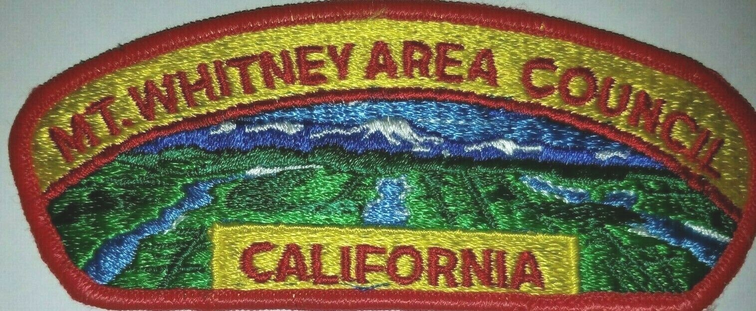 Mt. Whitney Area Council shoulder patch CSP s1 1ST ISS MERGED Visalia ...
