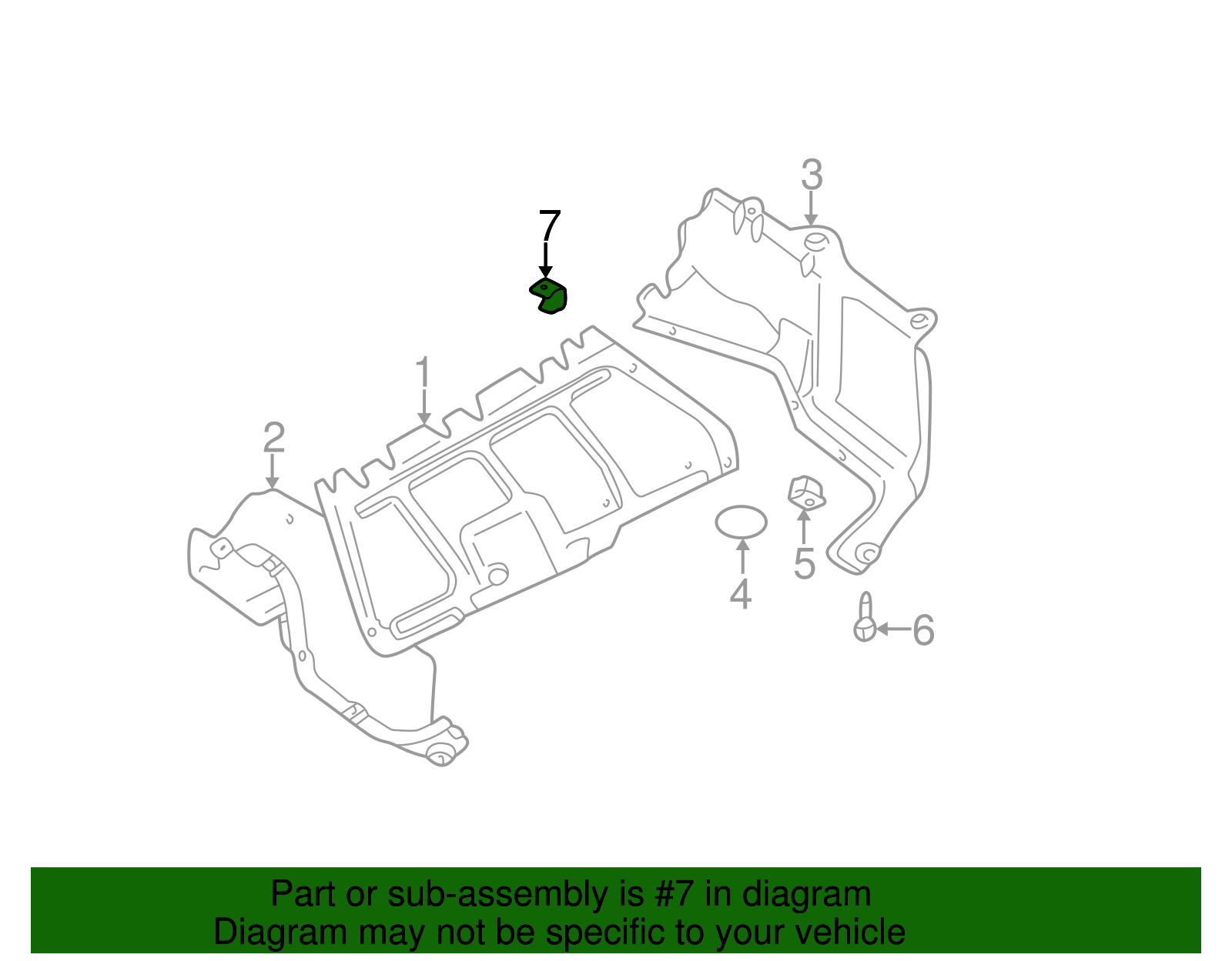 VW Volkswagen Genuine OEM Side Cover U-nut N0154581 for sale online | eBay