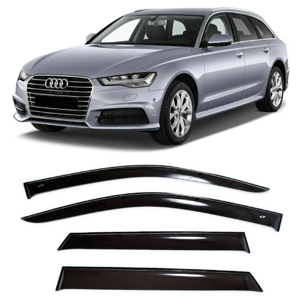 JSP Window Vent Visor For Audi A6 Sedan 2015-2018 Tape-On, 54% OFF