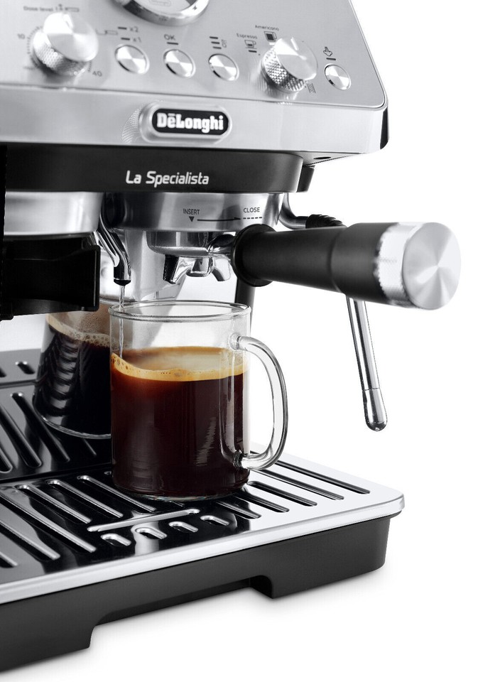 DeLonghi La Specialista Arte Compact Manual Bean to Cup Coffee Machine ...