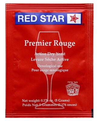 Red Star Premier Rouge Wine Yeast, 5g - 10 Pack | eBay
