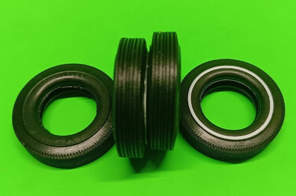 63 1963 Chevy Impala SS 409 1/25 AMT Whitewall Firestone Tires 5 Spoke ...