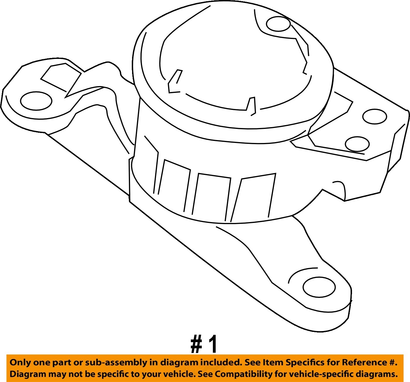 Ford OEM Engine Mount DB5Z6038C Image 1 for sale online | eBay