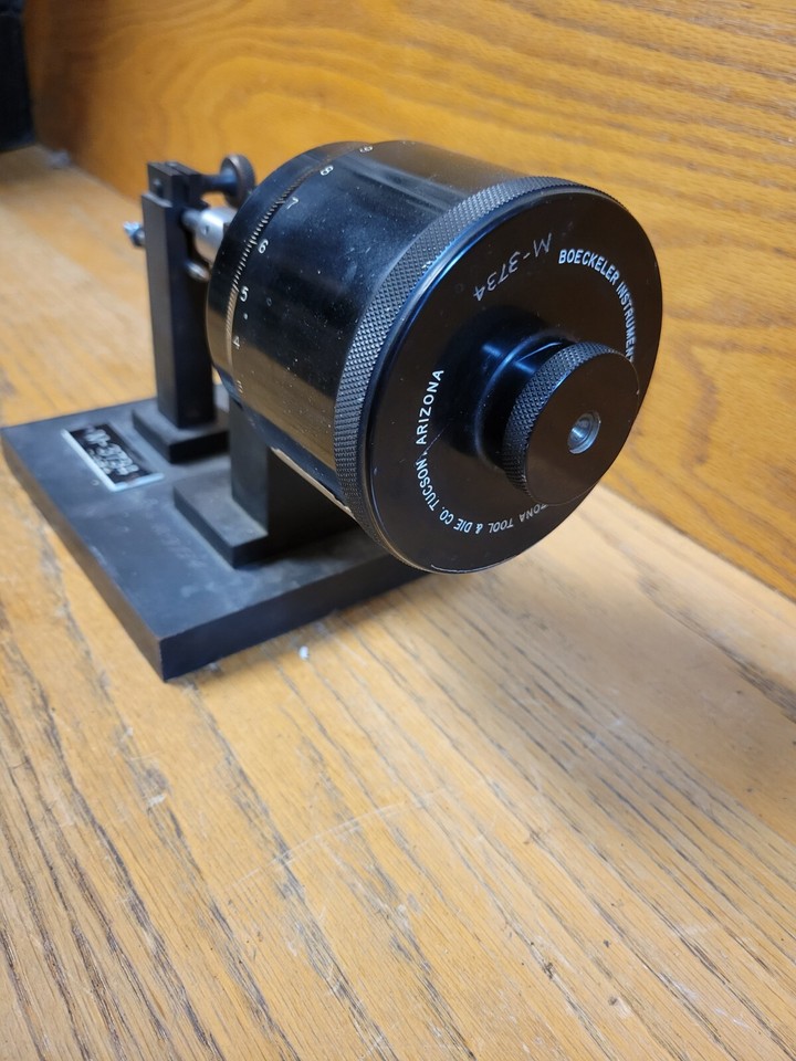 BOECKELER INSTRUMENTS Manual Micrometer On Custom Brass Base | eBay