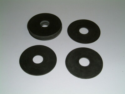 M12 Rubber Washers 44.5mm O/D X 12.7mm I/D X 1.2mm Thk, various ...