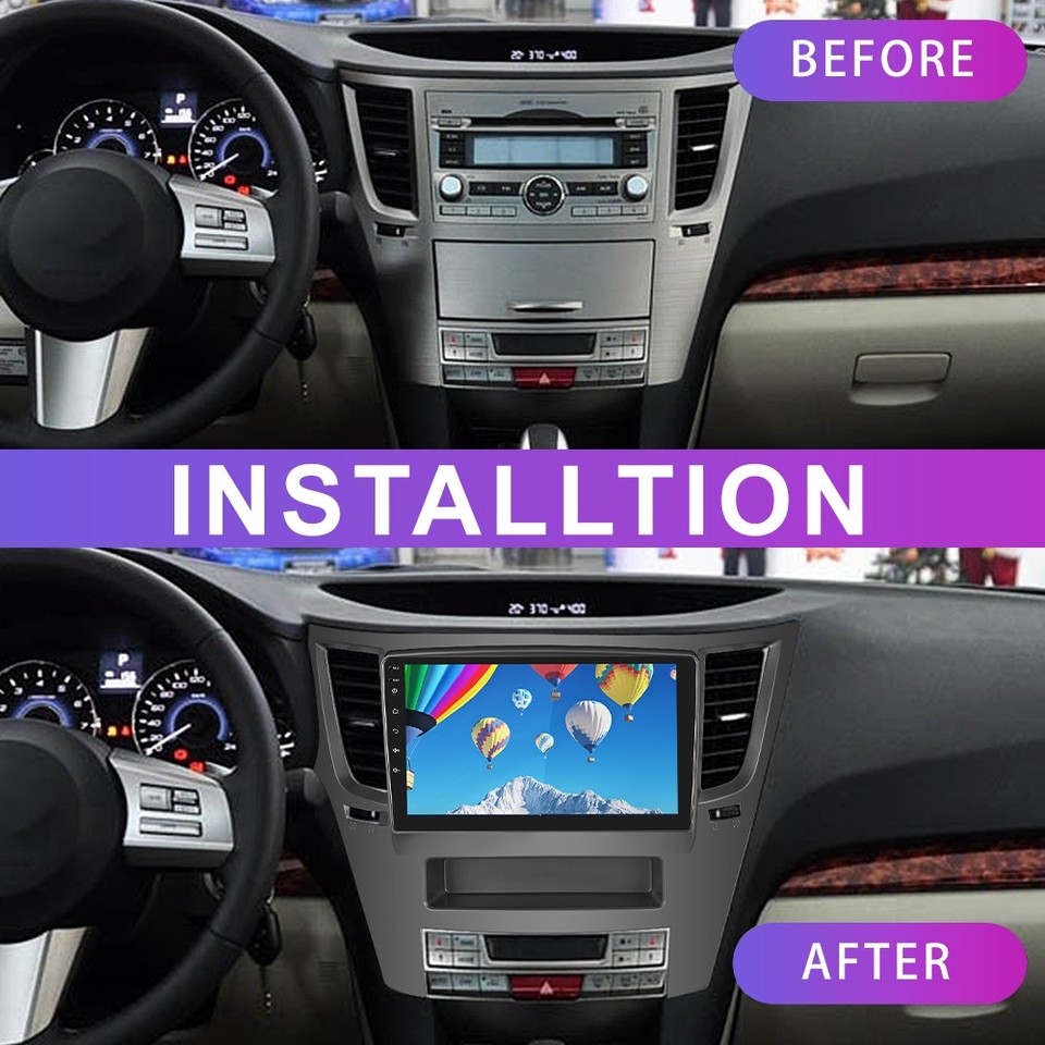 For Subaru Legacy Outback 2009-2014 2+64G Android15 Carplay Car Stereo ...