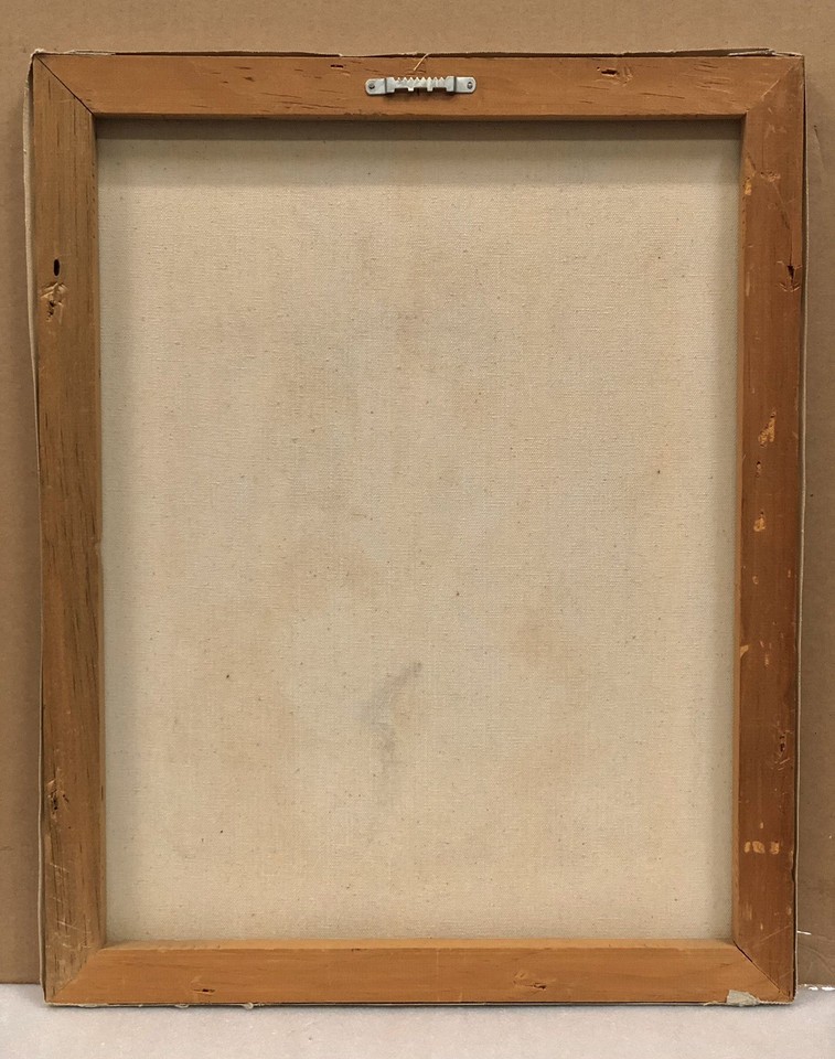 Vtg 1970's Unframed Oil Painting Signed by Artist K. Rossy Vase ...