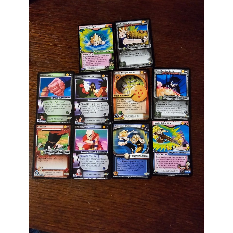 Dragon Ball Z DBZ Score TCG Card Lot Collection Physical Combat Rare | eBay