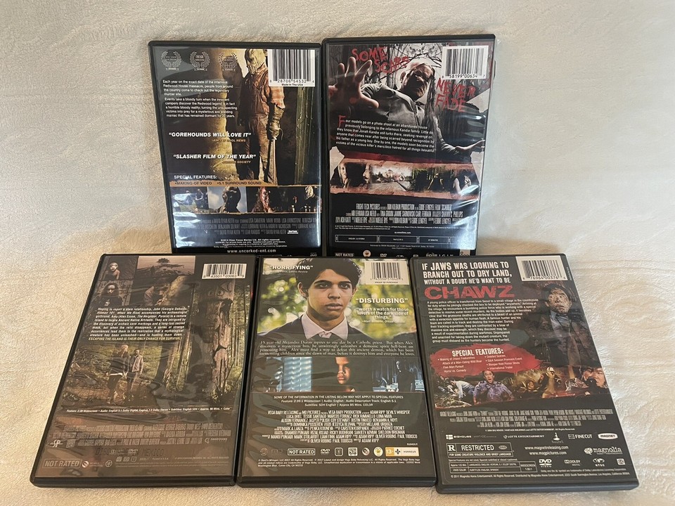 Scarred, The Redwood Massacre, Chawz, Devil’s Whisper, Red Island ...