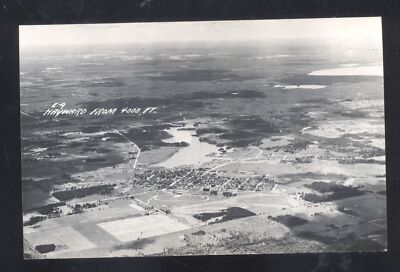 RPPC HAYWARD WISCONSIN AERIAL VIEW VINTAGE REAL PHOTO POSTCARD | eBay