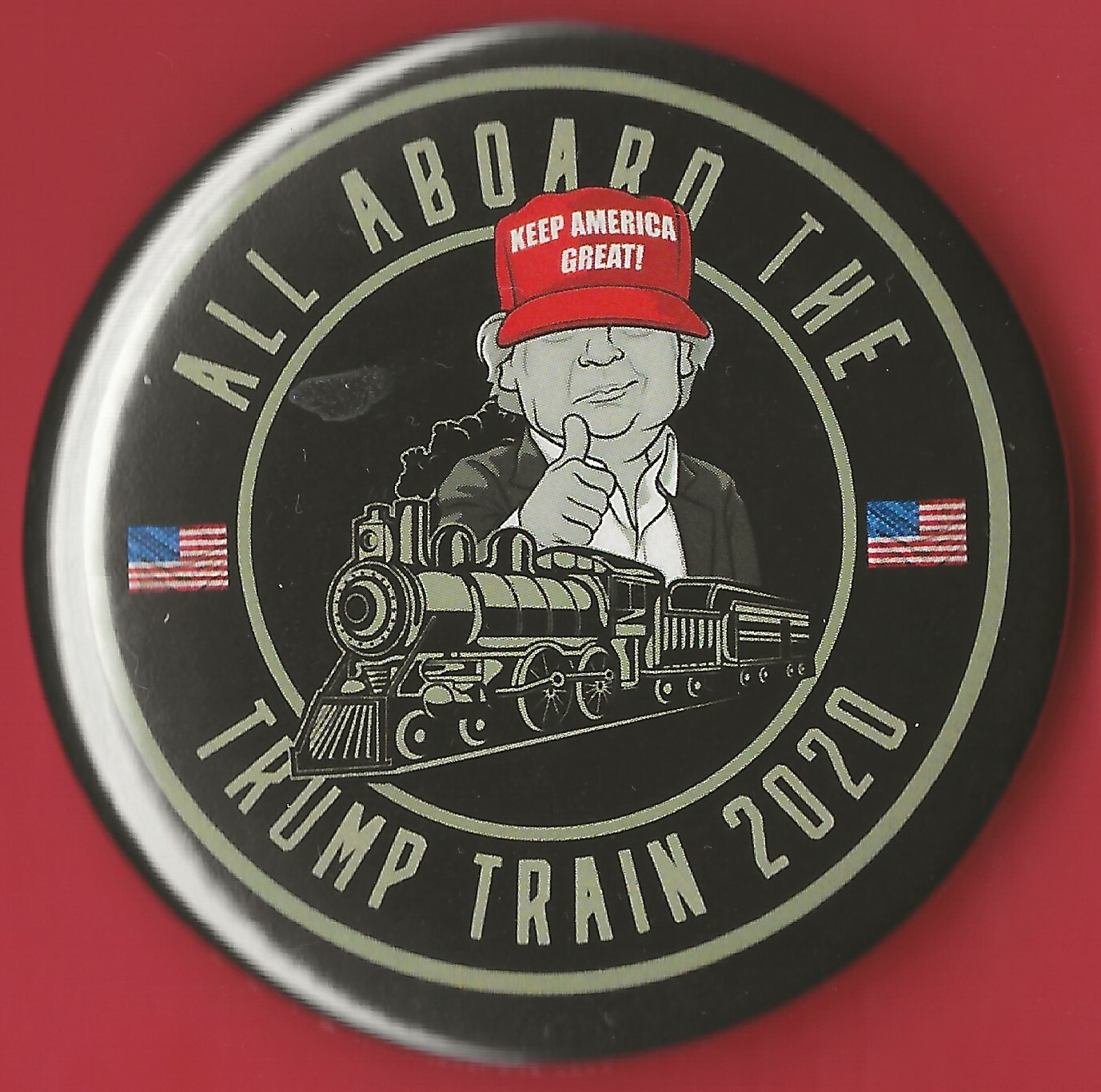2020 Donald Trump 2.25" / "Trump Train 2020" Presidential Campaign ...