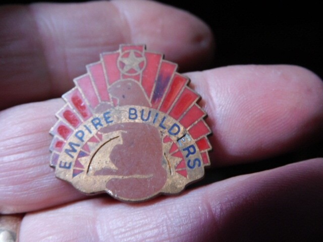 WW2 ERA OREGON NATIONAL GUARD? INSIGNIA CREST PIN "EMPIRE BUILDERS" | eBay