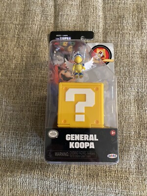 Super Mario Bros. Movie GENERAL KOOPA 1" Mini Figure w/Question Block ...