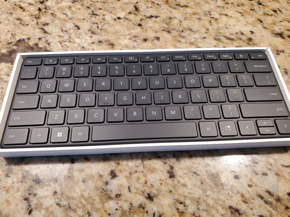 Microsoft - Designer Compact Wireless Keyboard - Matte Black | eBay