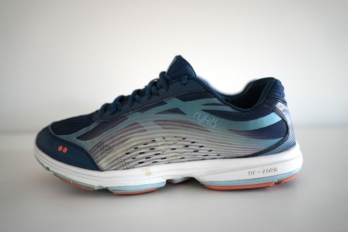 Ryka Devo Plus 3 Running Walking Active Gym Shoes Blue Re-Zorb Woman ...