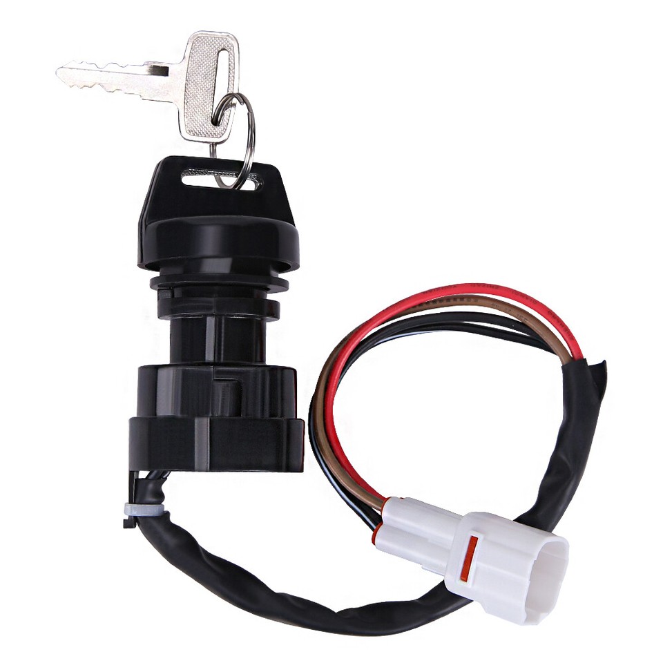 ATV Ignition Key Switch For Yamaha Kodiak 400 YFM400 4WD 4x4 1999 2000 ...