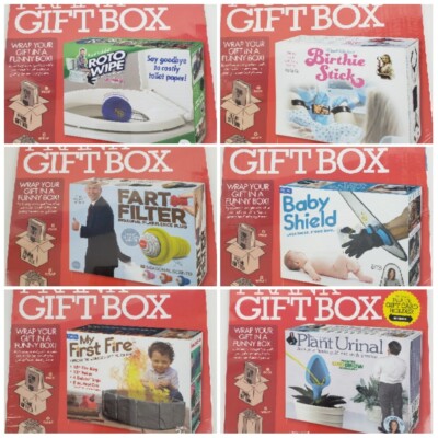 Prank Gag Gift Box Wrap Your Gift Funny New Choice Of Design Joke Box ...