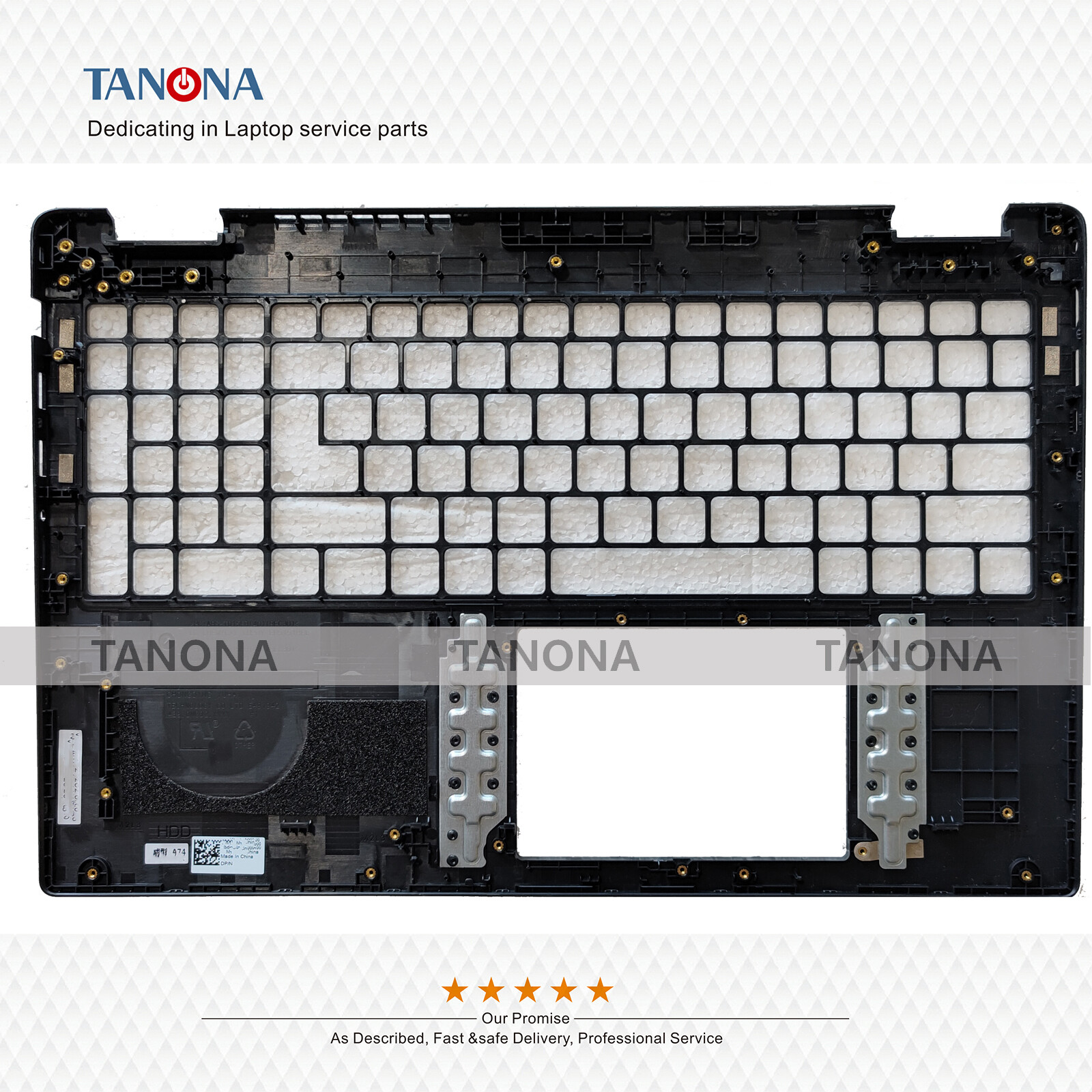 New 0DJP76 DJP76 For Dell Latitude 15 3520 E3520 Palmrest KB Bezel ...