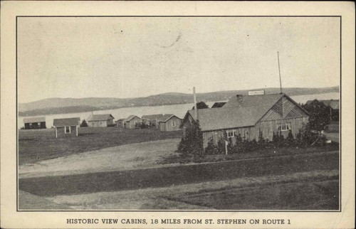 St Stephen New Brunswick NB Historic View of Cabins Vintage Postcard | eBay