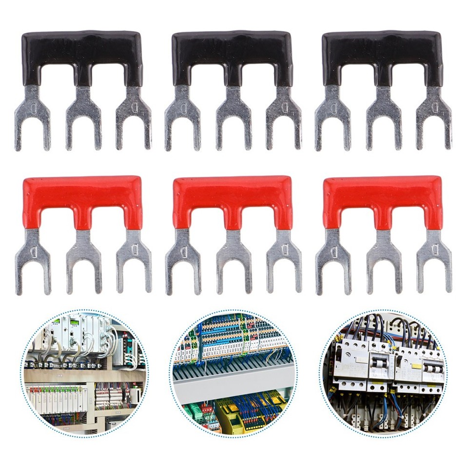 20 Pcs Terminal Strips Electrical Double Row Screw Short Shorting ...