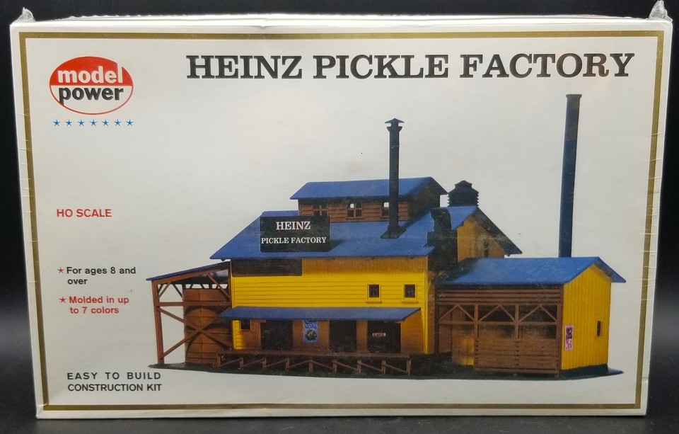 Model Power "HEINZ PICKLE FACTORY" Building Kit 465 HO Scale Factory ...